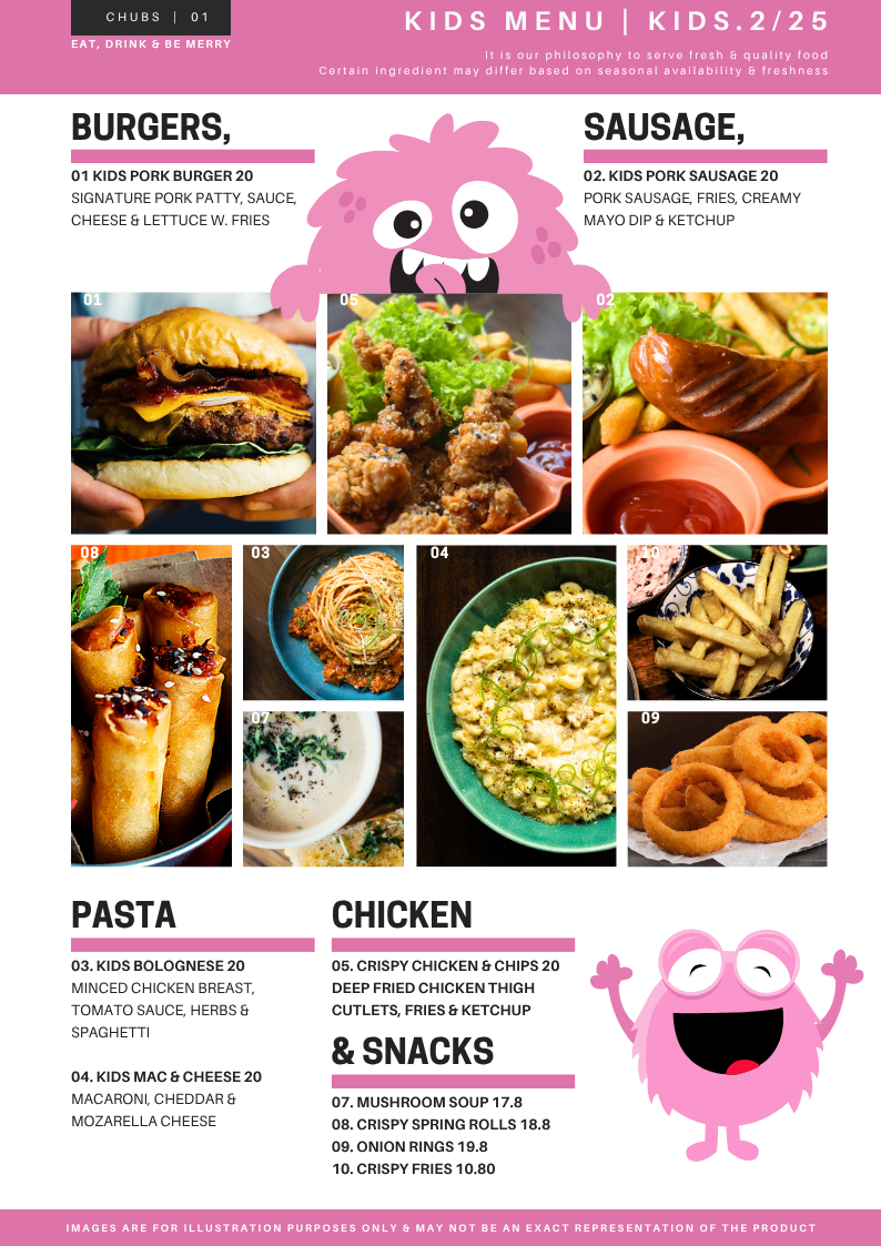KIDS – CHUBS GRILL KOTA KINABALU 0162271839